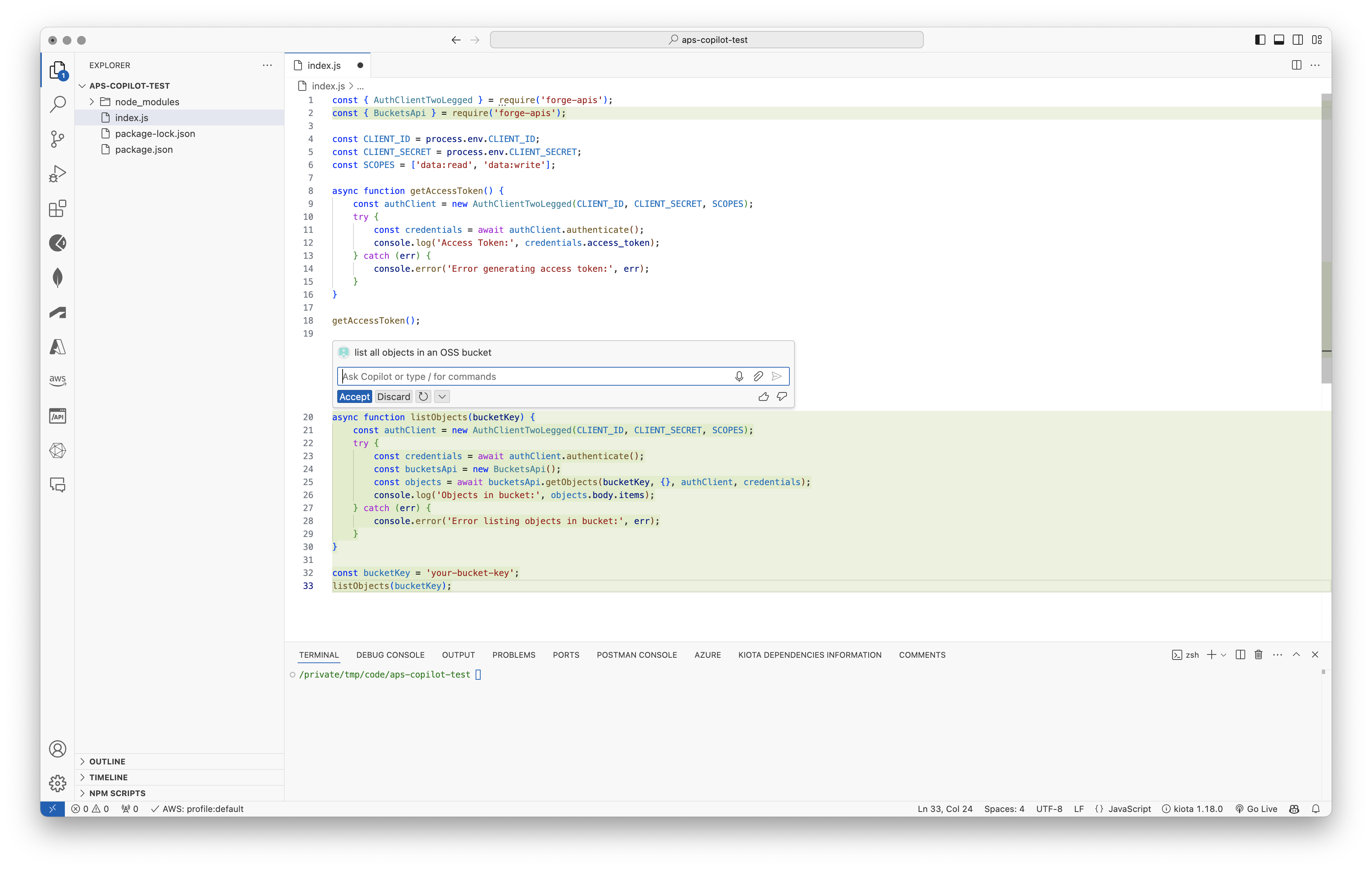 Build APS Solutions with GitHub Copilot | Autodesk Platform Services